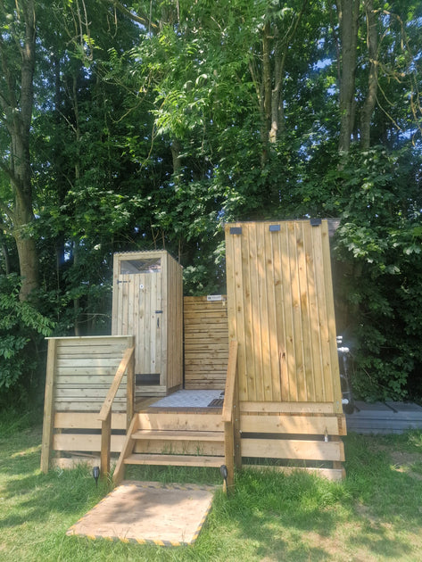 Off-Grid Campsite Toilet & Shower Block – Bell Tent Village